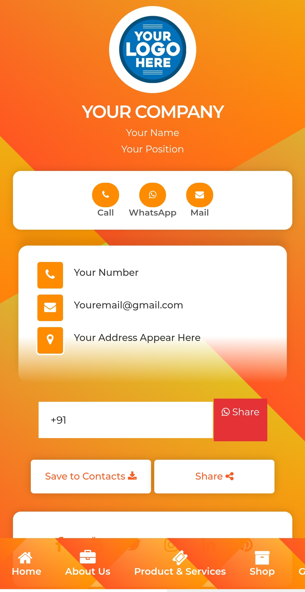 Cardwebsite|| Digital Visiting Card || Online Business Card